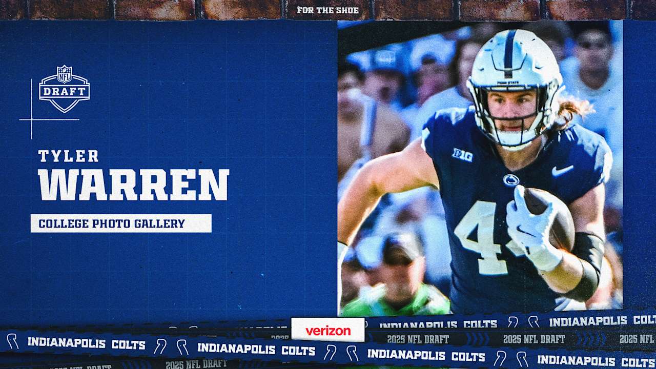 2025 Colts Draft Class: Tyler Warren, TE, Penn State