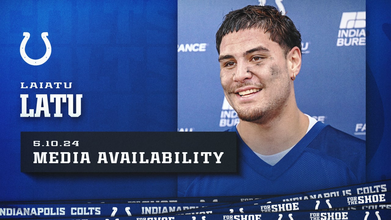 Laiatu Latu: Rookie Minicamp media availability, May 10