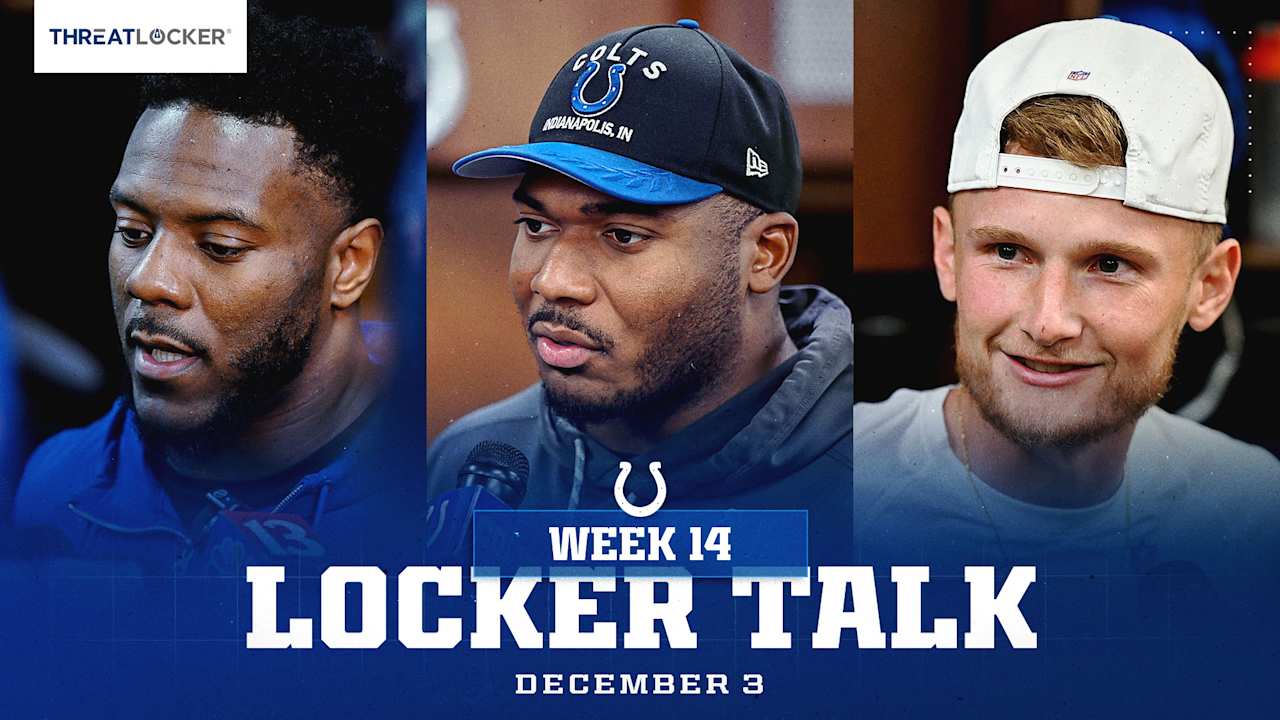 Week 14 Locker Talk: Zaire Franklin, Tyquan Lewis and Blake Grupe