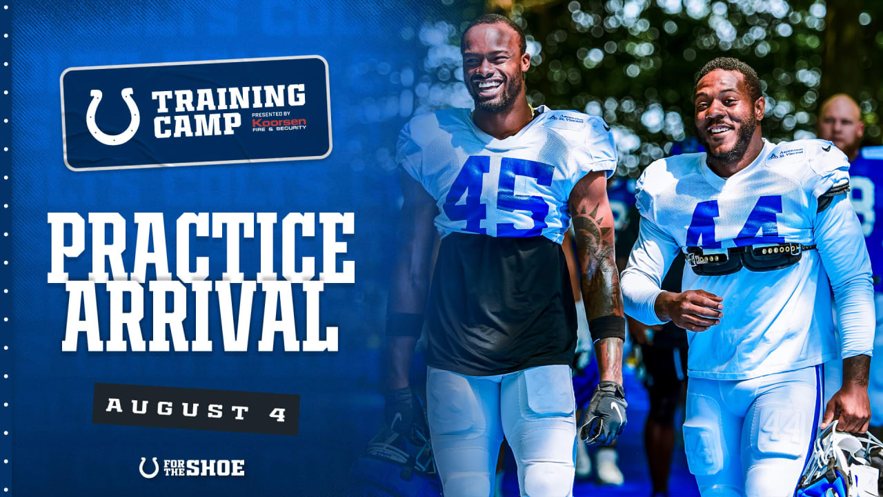 2024 Colts Training Camp: Practice arrival, August 4