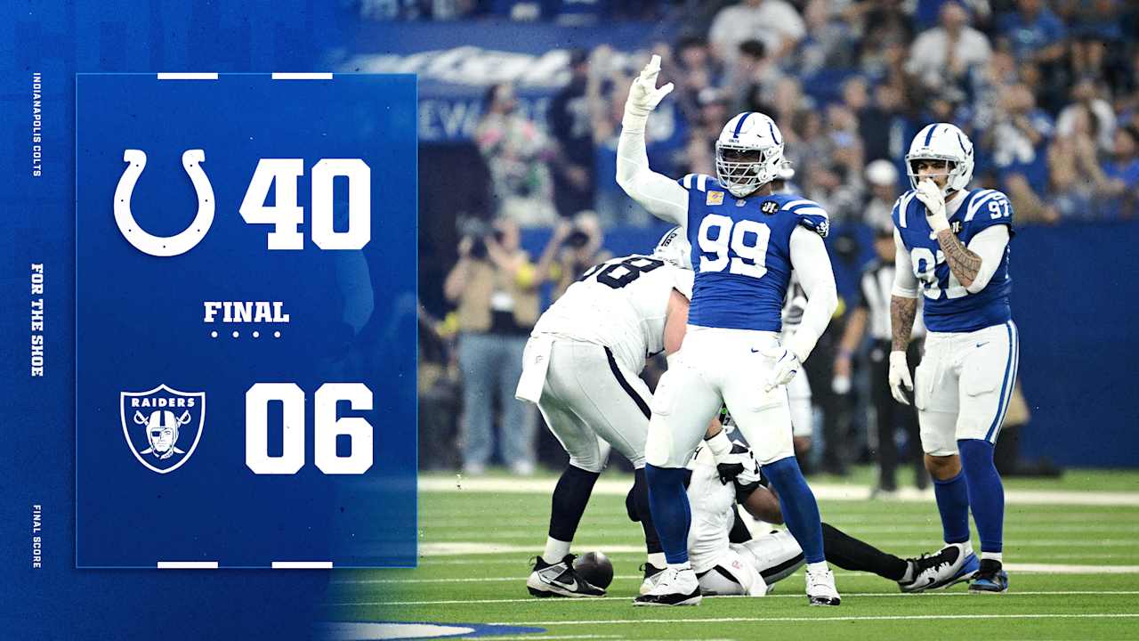 Jonathan Taylor scores 3 touchdowns as Colts dismantle Raiders