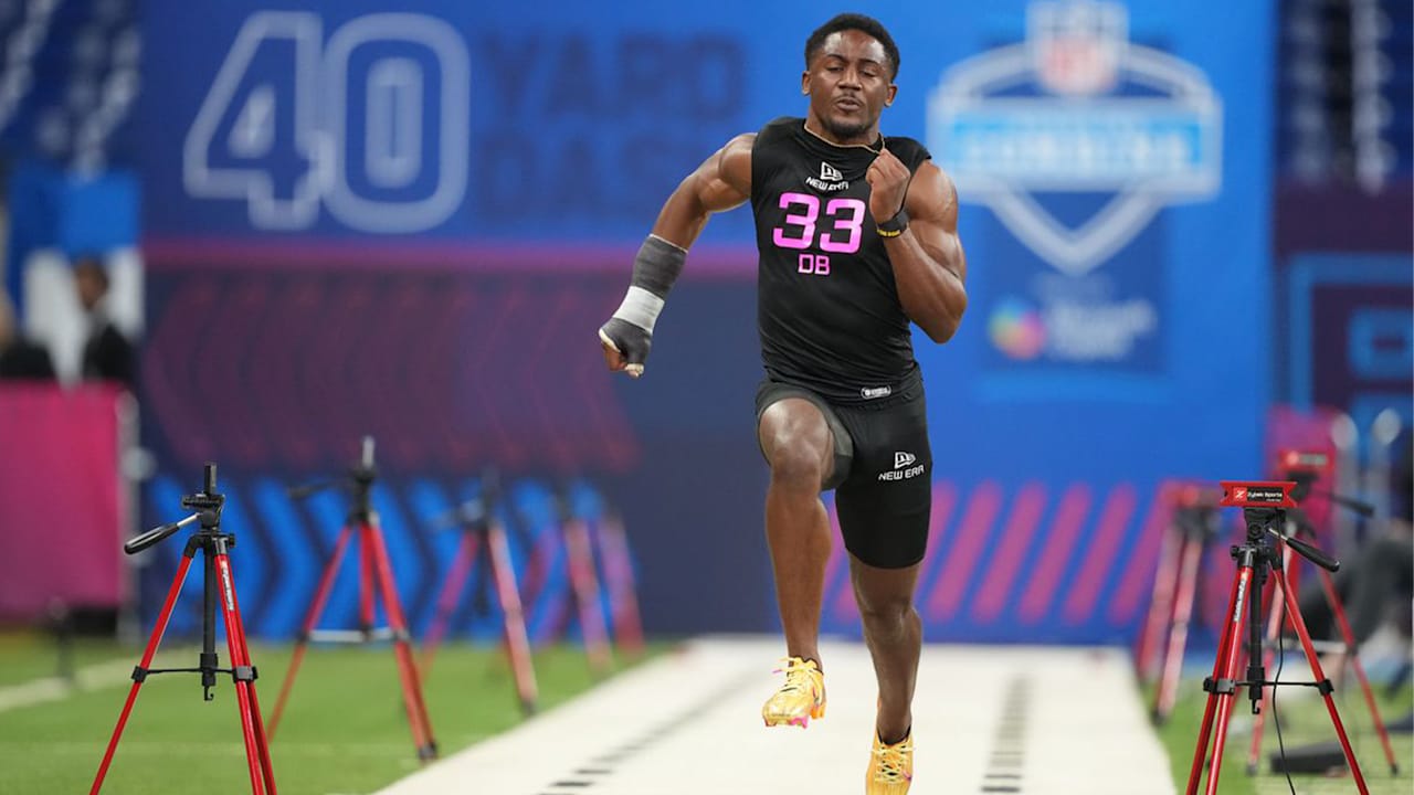 Justin Walley runs official 4.40-second 40-yard dash at 2025 combine