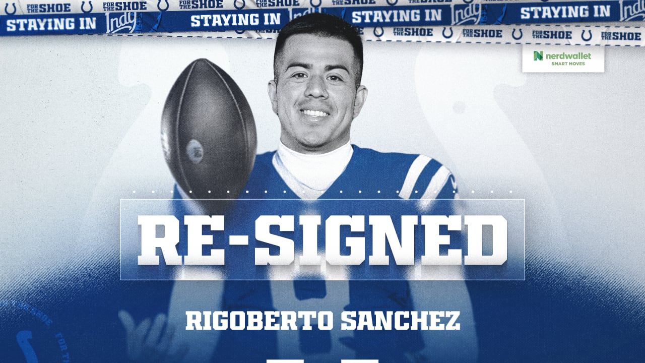 Colts re-sign P Rigoberto Sanchez