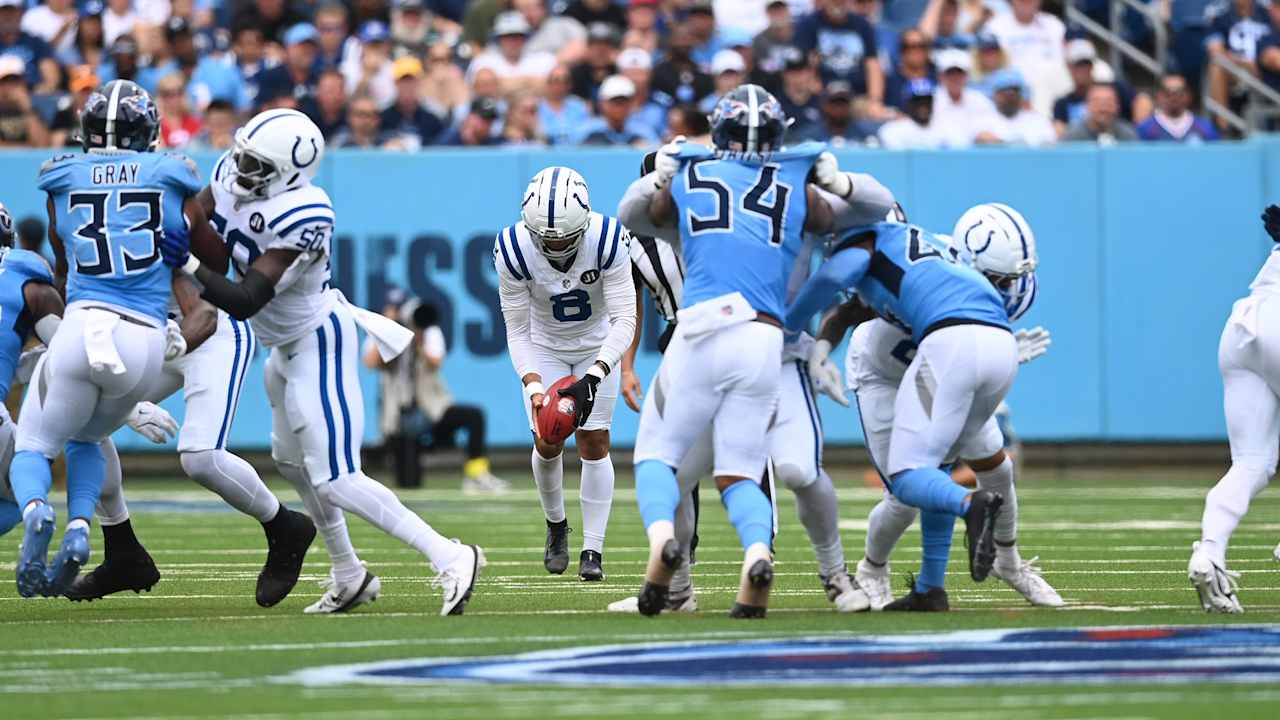HIGHLIGHT | Colts' first punt of 2025 lands within Titans' 10-yard line