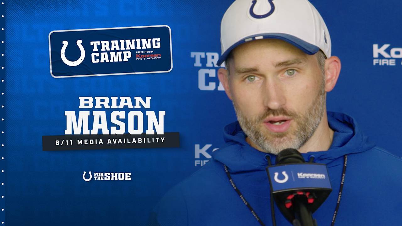 Brian Mason: Training camp media availability, August 11