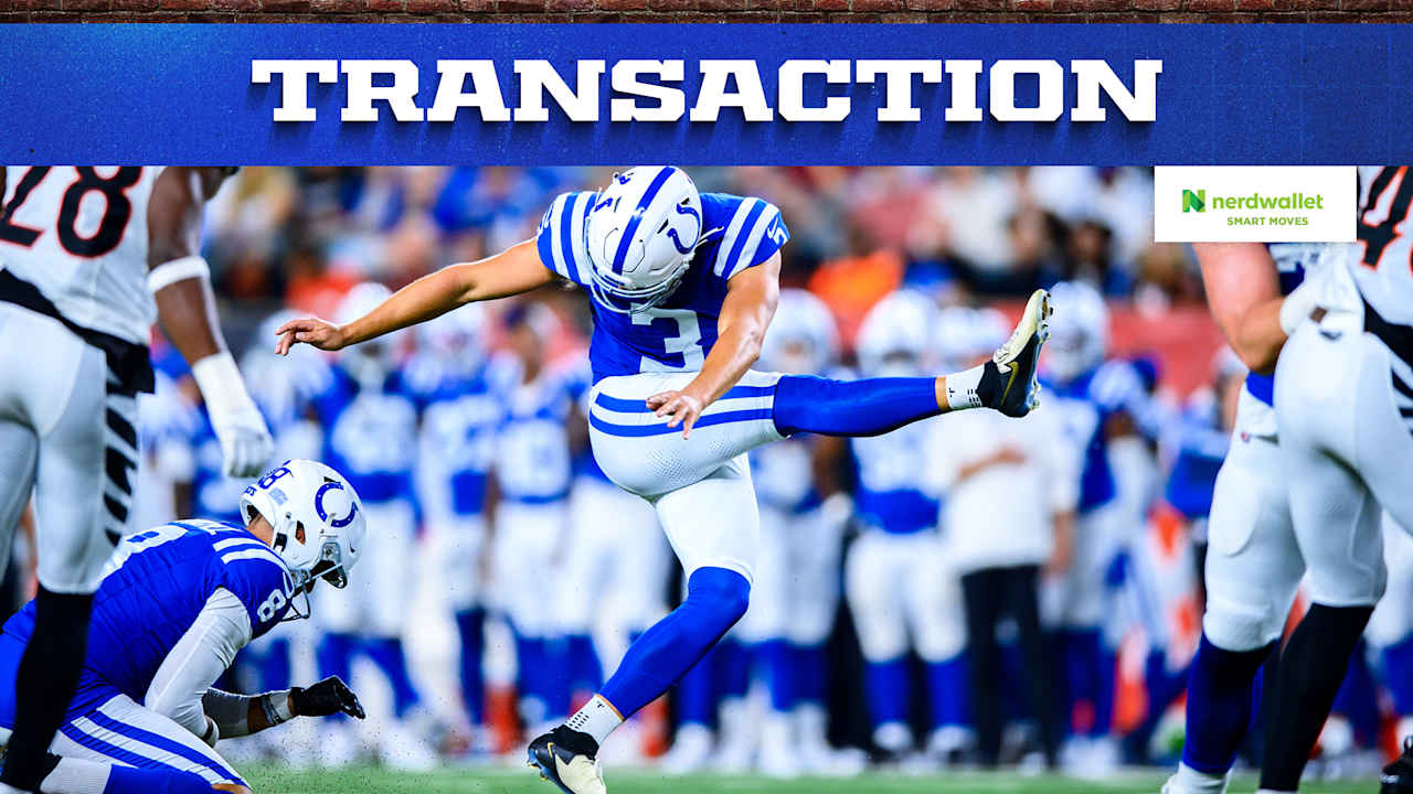 Colts elevate K Spencer Shrader, CB Chris Lammons to active roster from ...