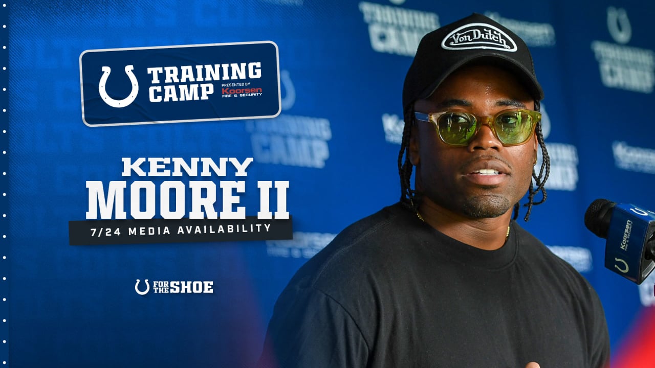 Kenny Moore II: Training camp media availability, July 24
