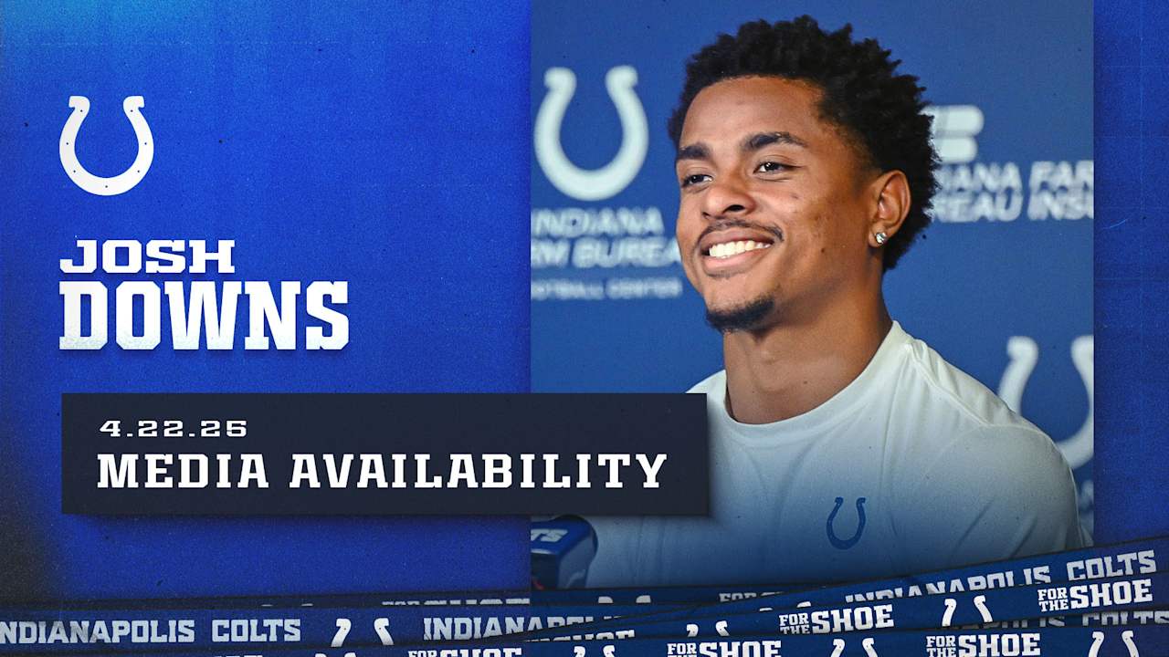 Josh Downs: OTA media availability, April 22