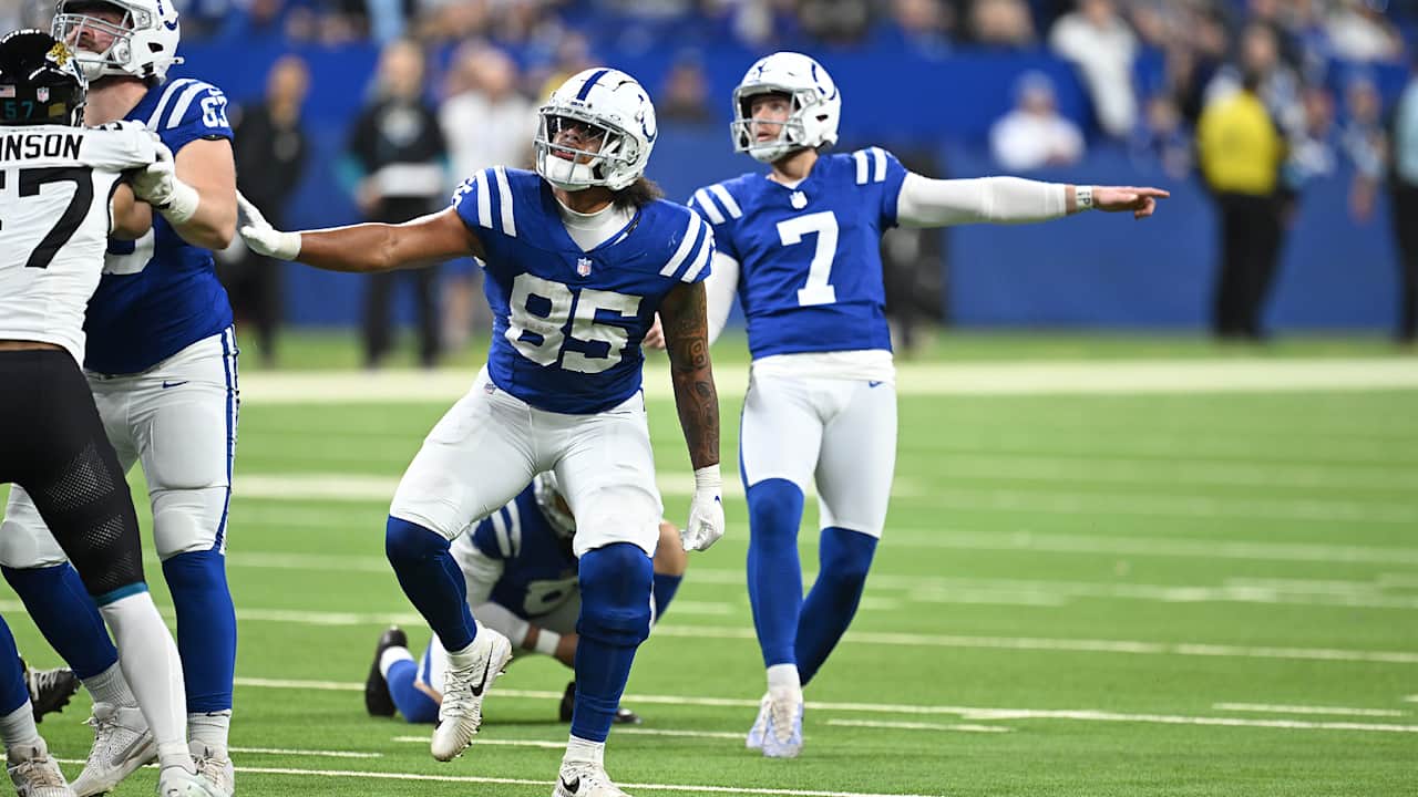 Highlight Matt Gays 38 Yard Fg Gives Colts A 26 23 Ot Lead