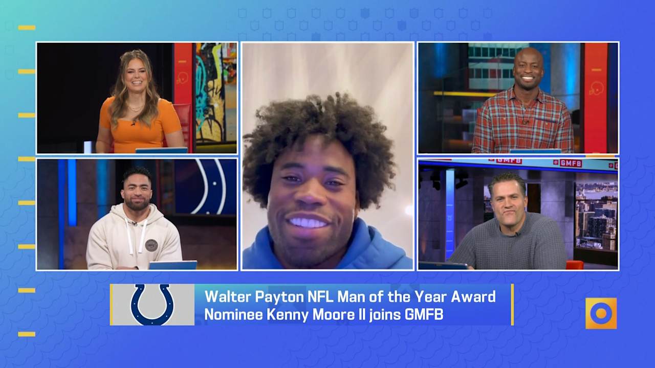 Walter Payton NFL Man of the Year Award Nominee Kenny Moore II joins 'GMFB'