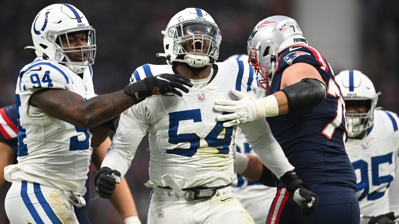 Watch the Colts' defense best plays vs. Patriots in Frankfurt Week 10