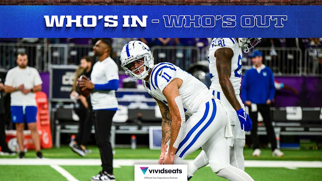 Colts rule out WR Michael Pittman Jr. for Week 10 game vs. Buffalo Bills