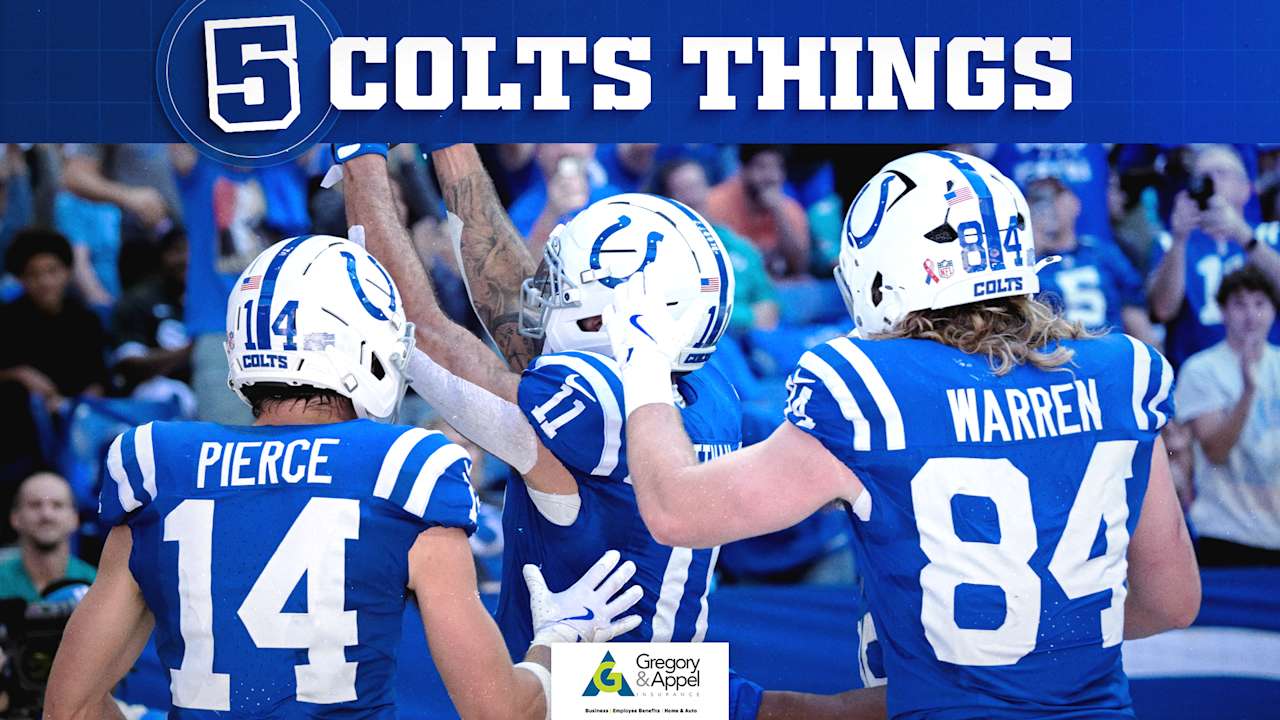 5 Colts Insights: Tyler Warren's Role in Pittman's TD, Jones' Explosive ...
