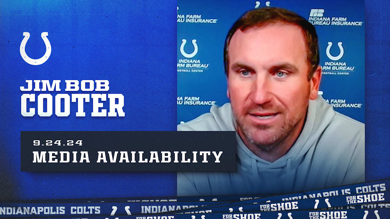 OC Jim Bob Cooter: Colts vs. Steelers, Week 4