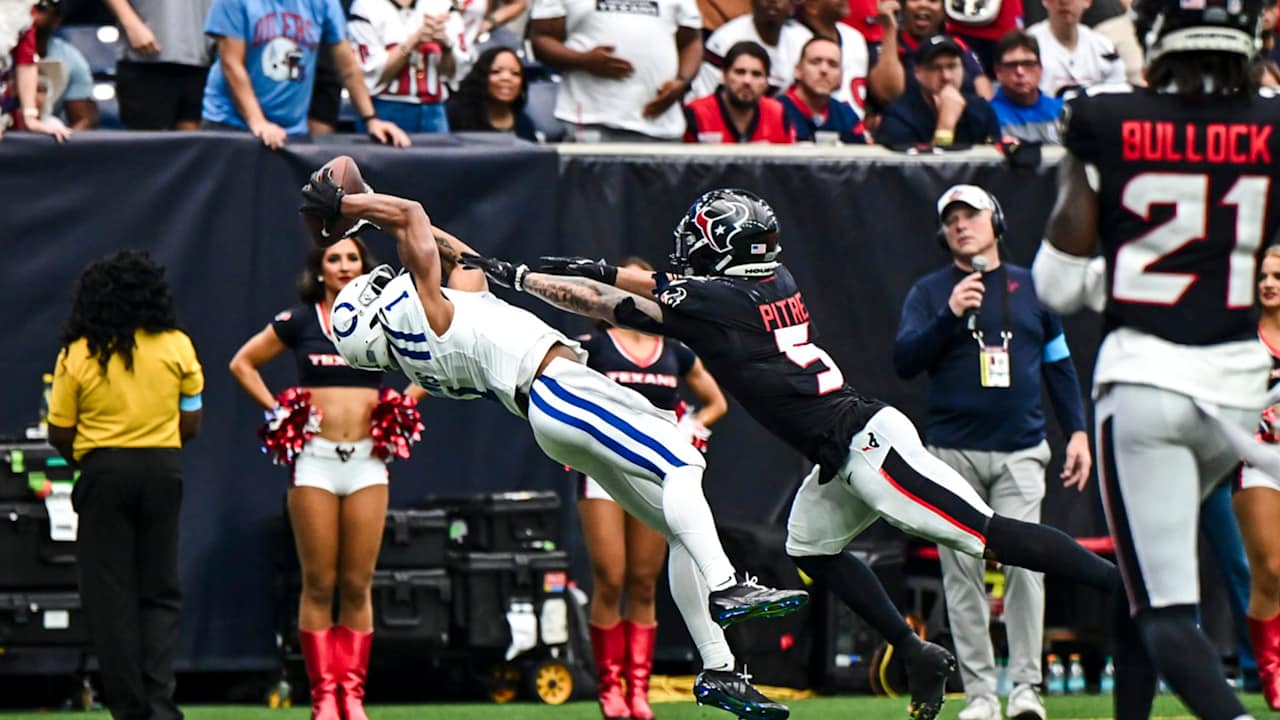 Josh Downs best plays 122-yard game vs. Texans Week 8