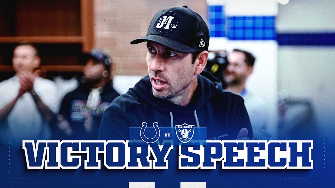 Victory Speech: Colts vs Raiders | Week 5