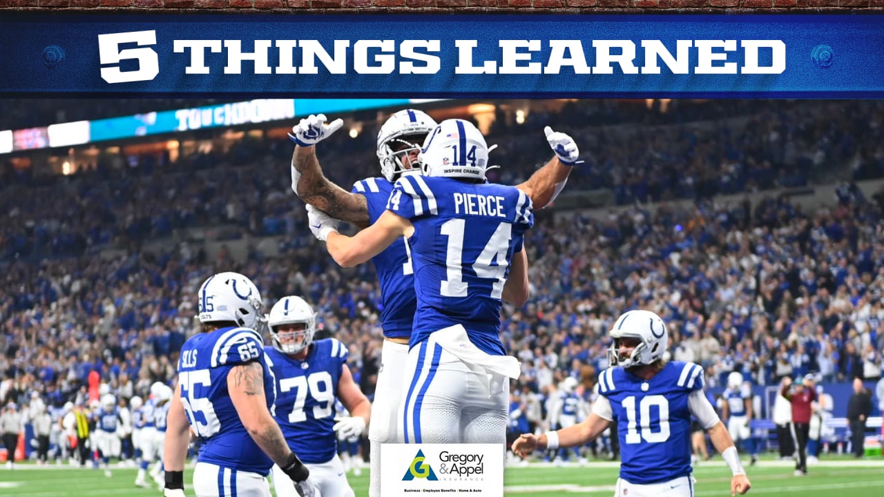 5 Colts Things Learned, Week 17: Michael Pittman Jr.'s return makes ...