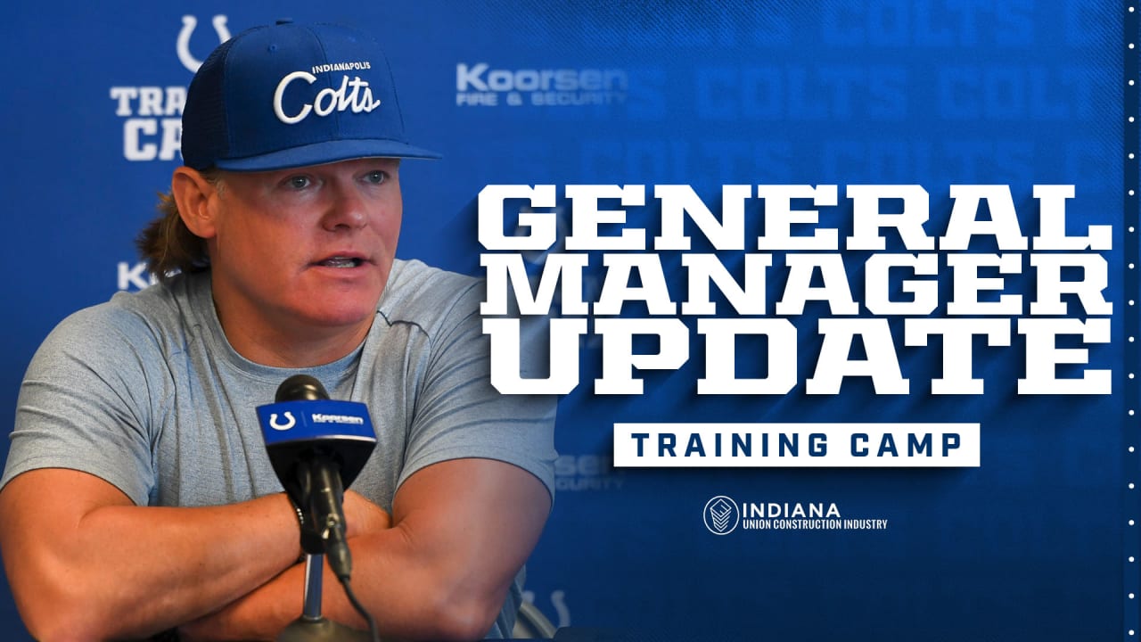 Chris Ballard: Training Camp media availability, July 24