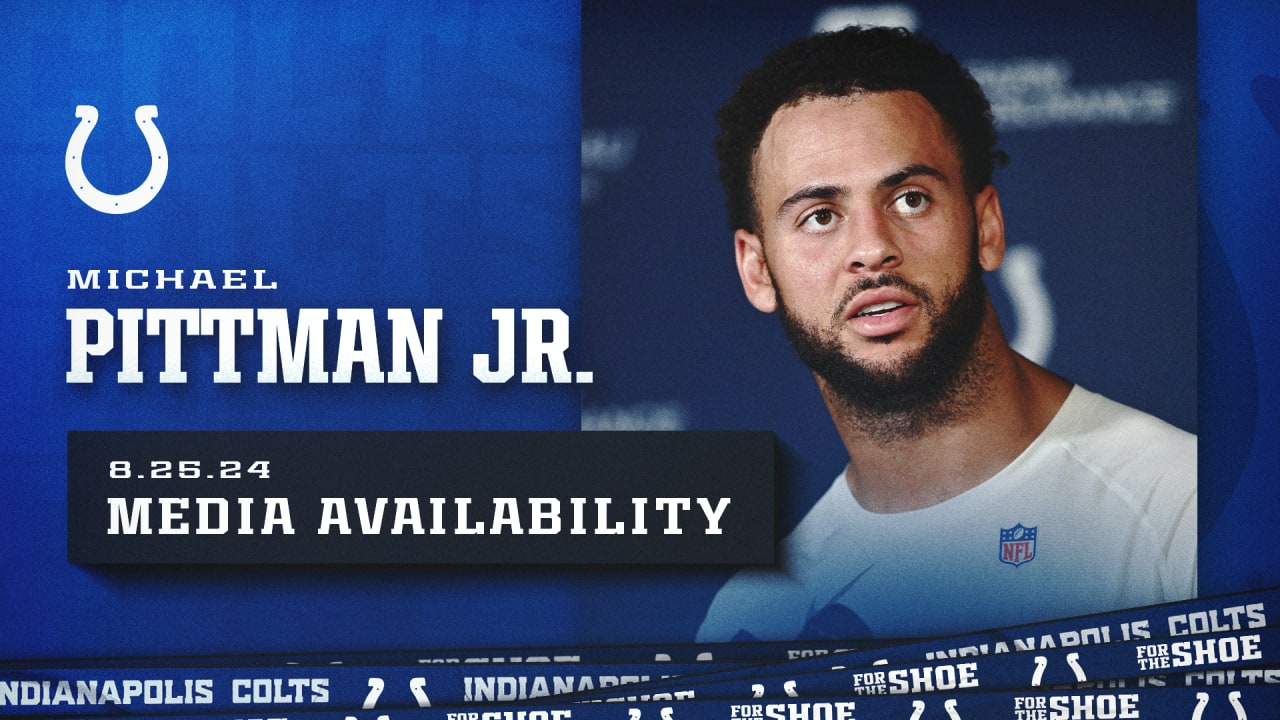 Michael Pittman Jr.: Media availability, August 25