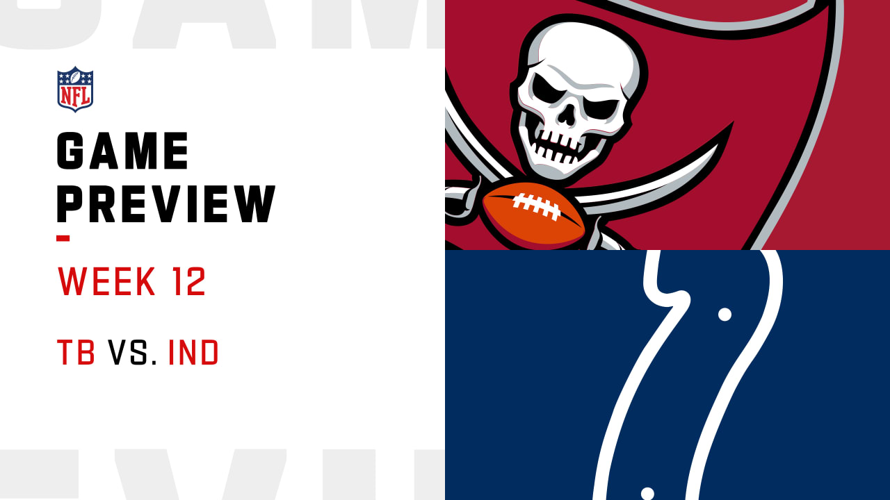 Buccaneers vs. Colts preview Week 12