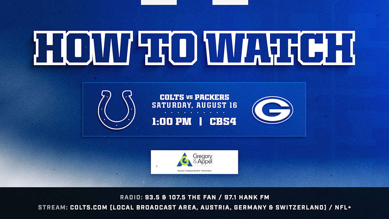 Where to watch Green Bay Packers at Indianapolis Colts? The preseason ...