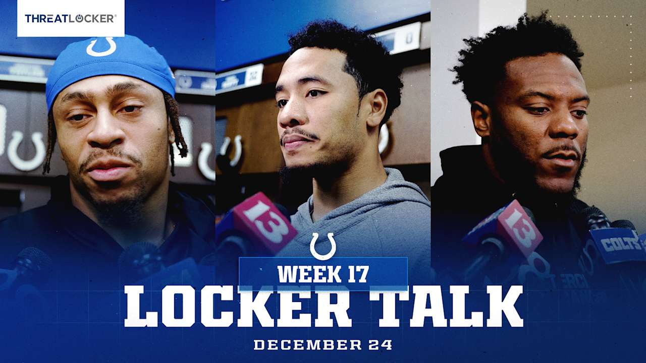 Week 17 Locker Talk: Jonathan Taylor, Cam Bynum and Zaire Franklin