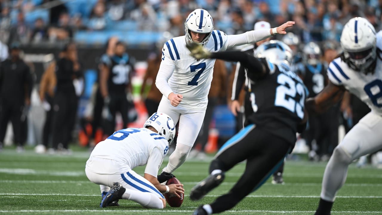 Highlight Matt Gays 26th Consecutive Made Field Goal On Road Puts Colts Up 3 0