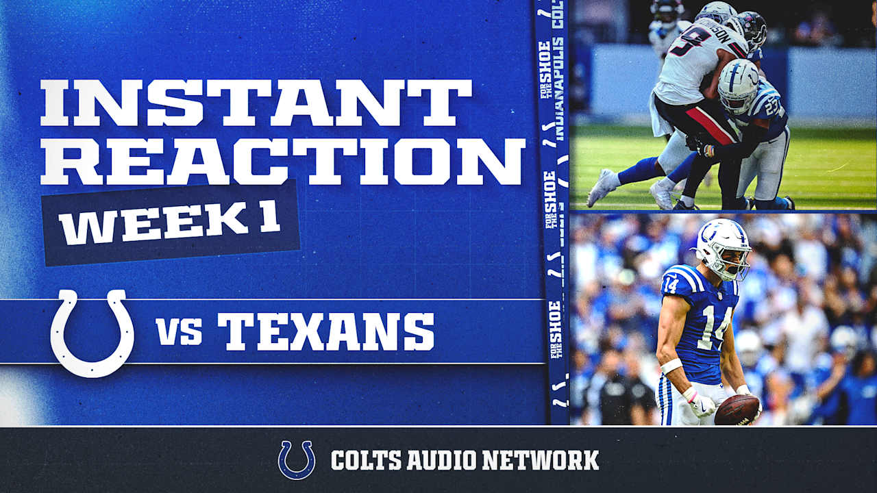 Instant Reaction: Colts open 2024 with 29-27 loss to Texans