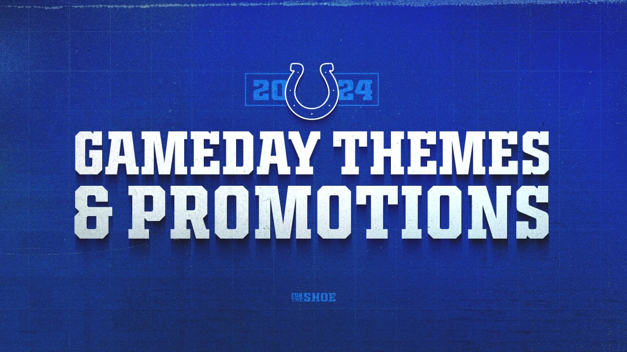 Colts announce 2024 Gameday themes, Entertainment, & Promotions