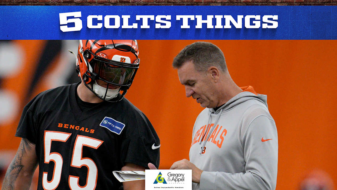 5 Colts Things: Lou Anarumo's 'mad scientist' schemes, how much he ...