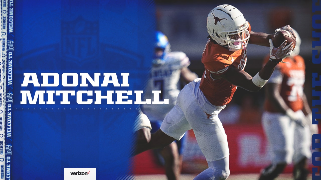 2024 Colts Draft Class: Adonai Mitchell, WR, Texas