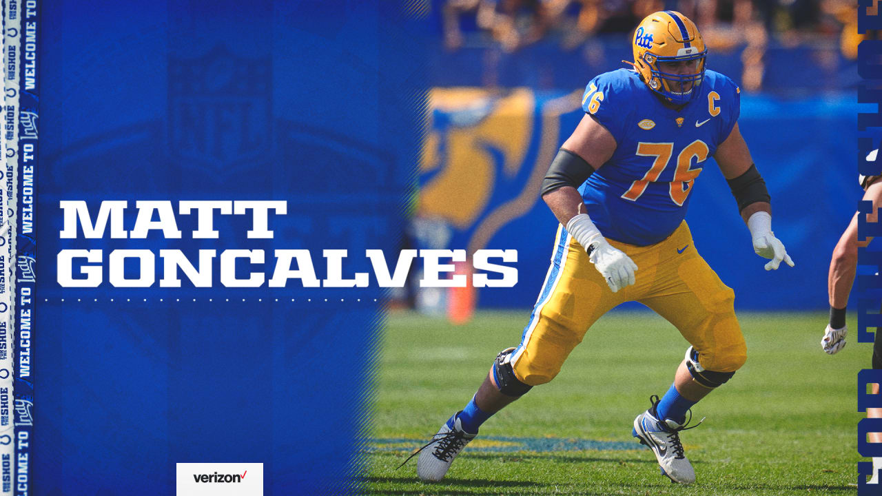 2024 Colts Draft Class: Matt Goncalves, OT, Pitt