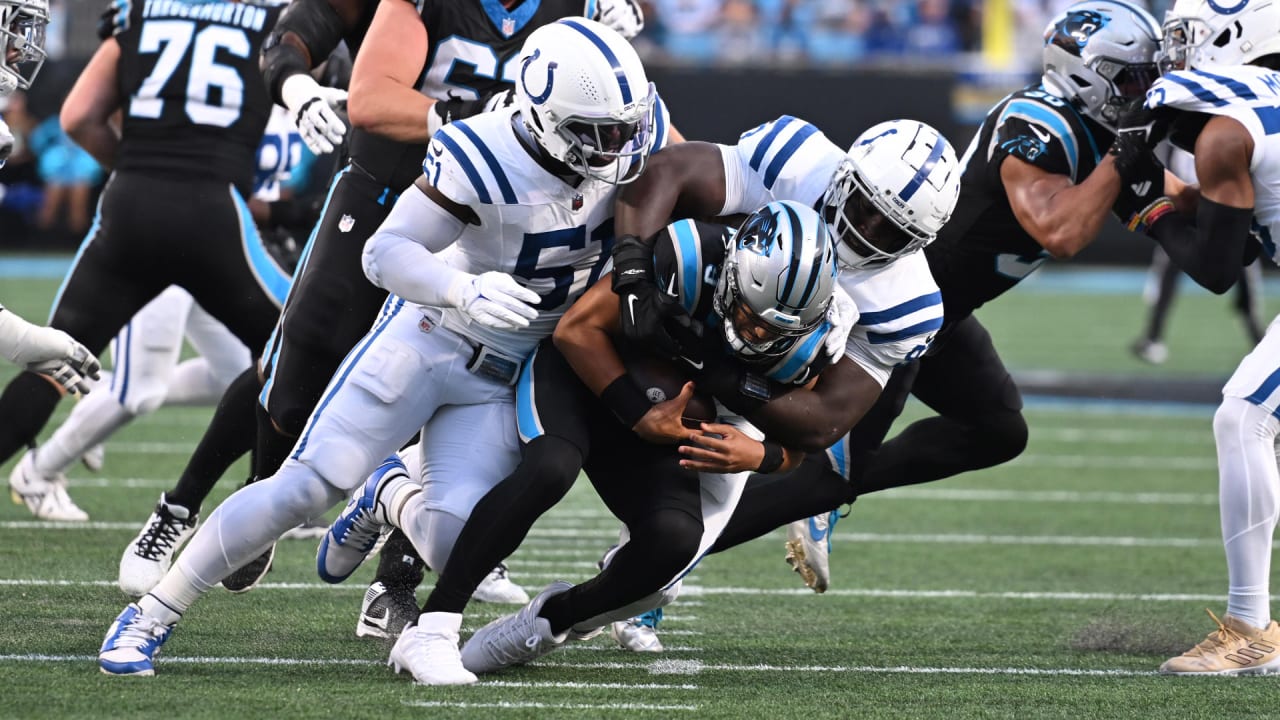 HIGHLIGHT | Eric Johnson leads swarm of Colts defenders to sack Bryce Young