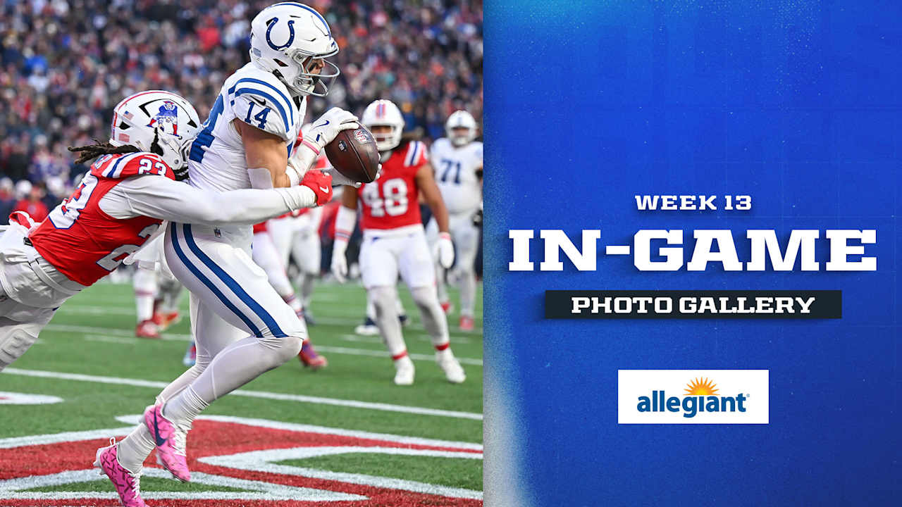 Game Photos: Colts at Patriots, Week 13