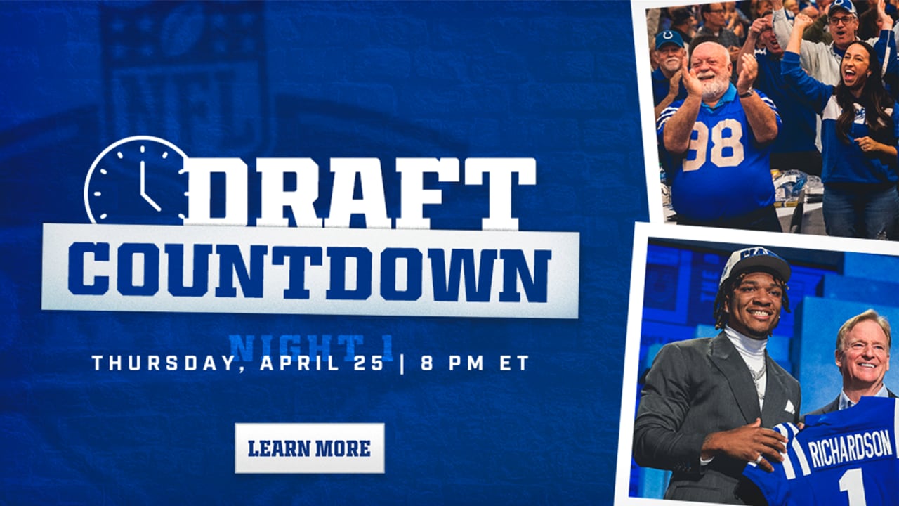 Colts begin countdown to 2024 NFL Draft