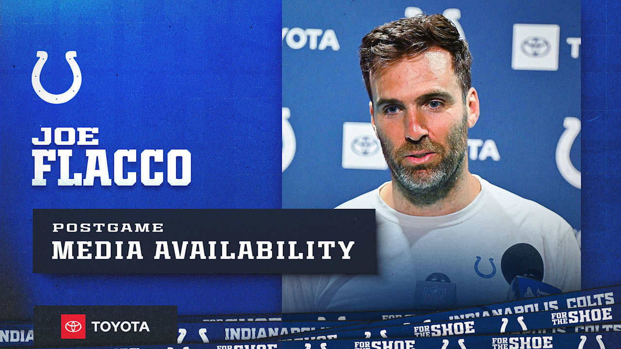 Joe Flacco: Colts at Jaguars postgame