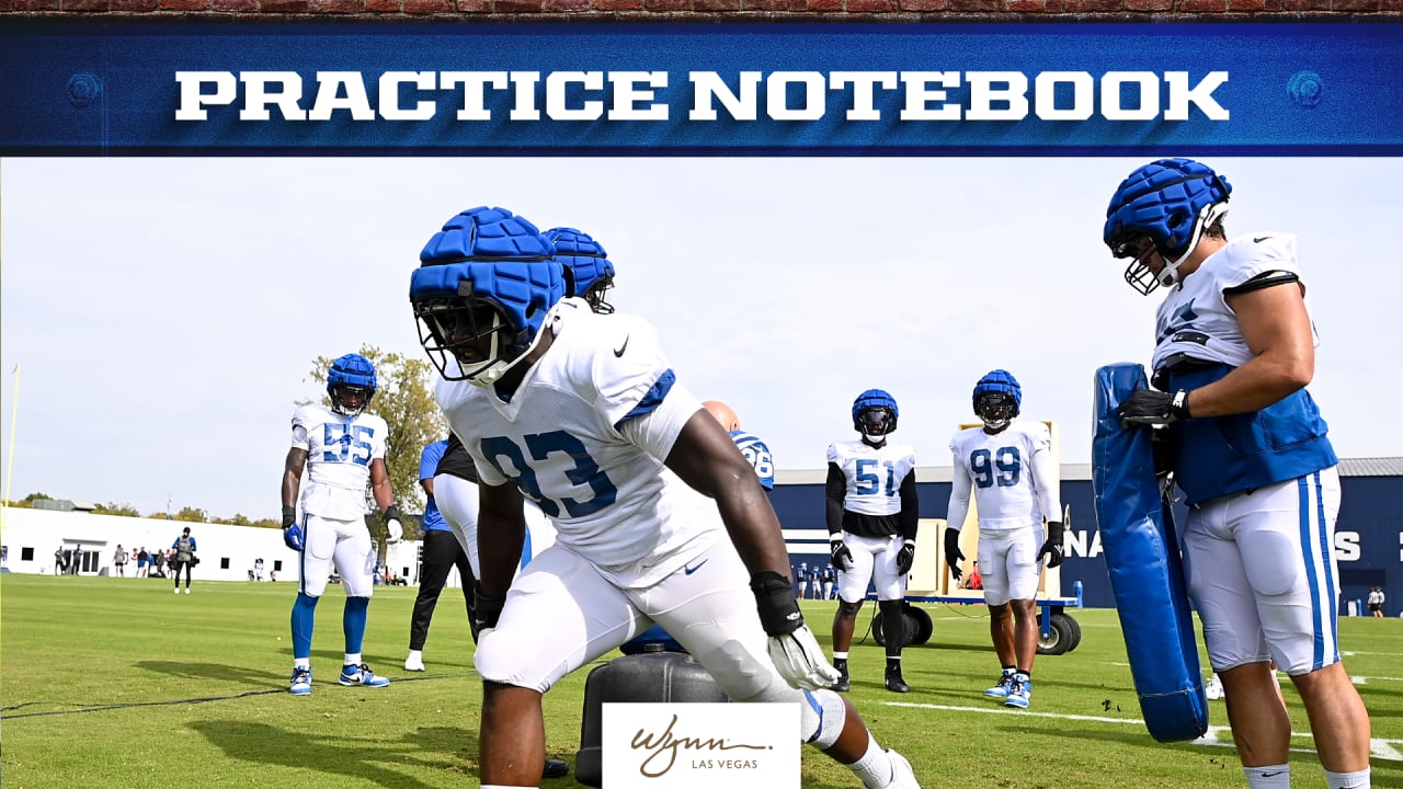 Practice Notebook: How Colts depth players on defense making the most ...