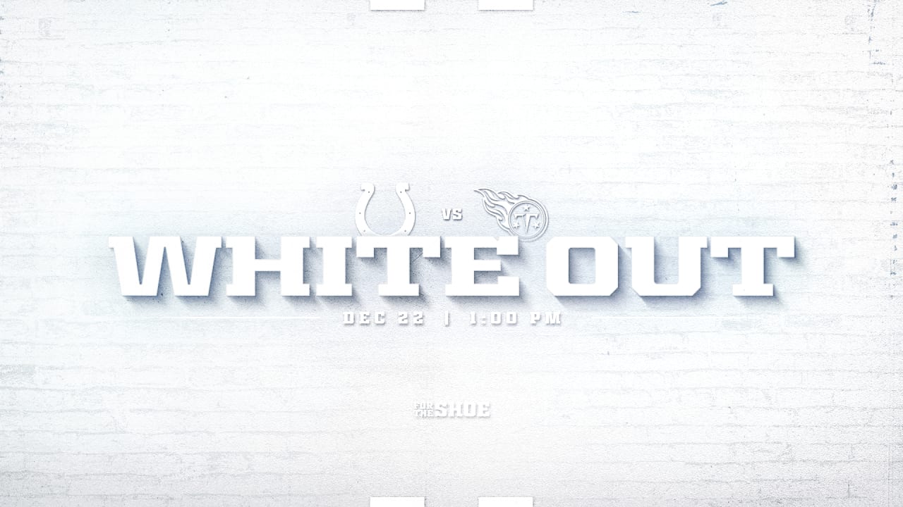 Colts to unveil inaugural "Winter White-Out" themed Gameday for Dec. 22 ...