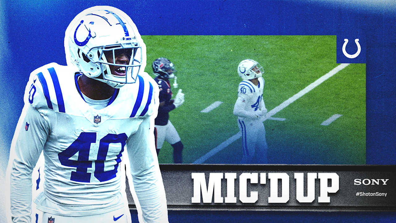 Mic'd Up: Jaylon Jones, Week 8 at Texans