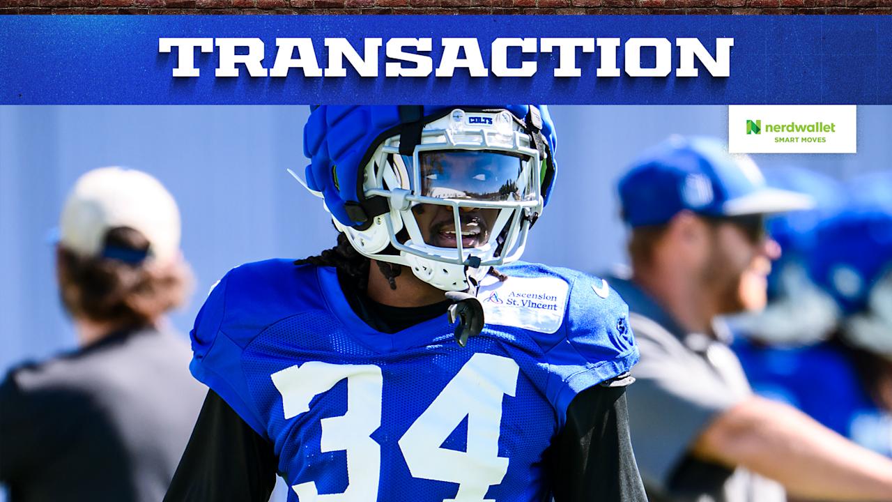 Colts sign CB David Long Jr. to 53-man roster from practice squad, sign ...