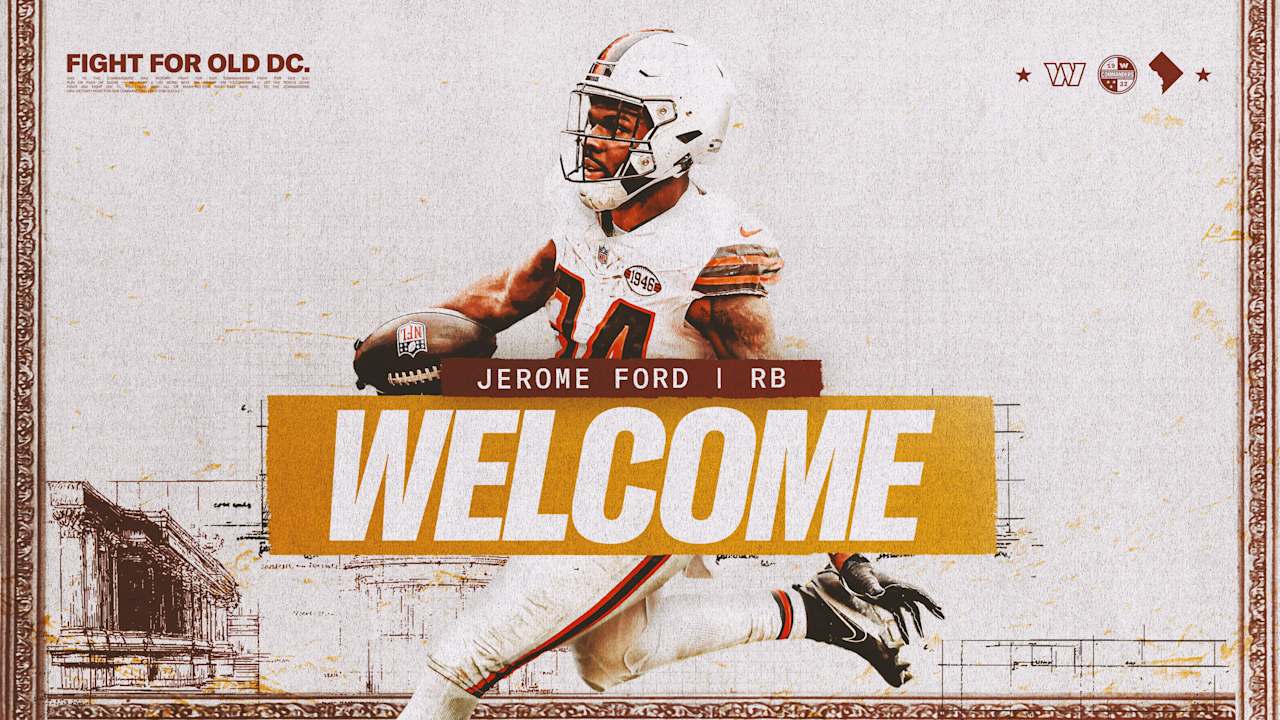 Commanders sign Jerome Ford