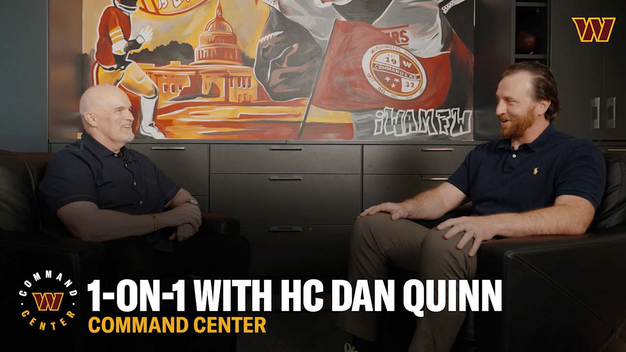 EXCLUSIVE Draft Day 1-on-1 with Commanders HC Dan Quinn | Command ...