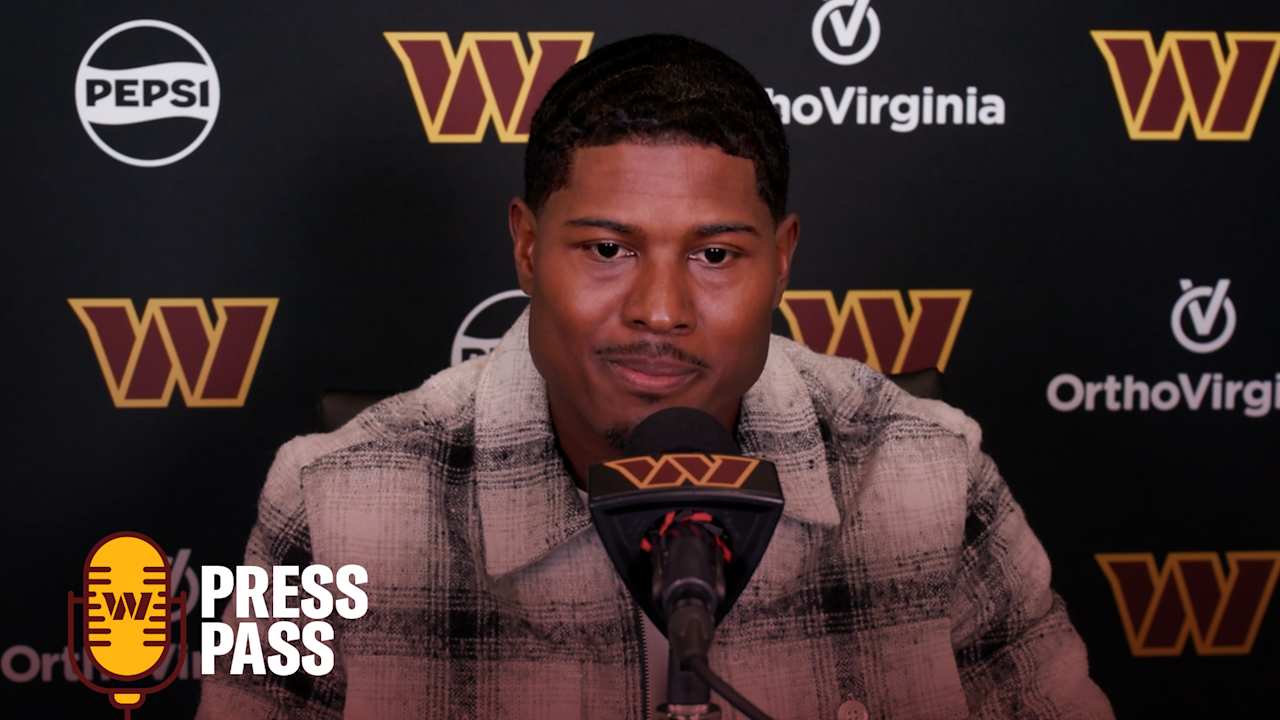 CB Jonathan Jones | March 13, 2025 | Press Pass | Washington Commanders ...