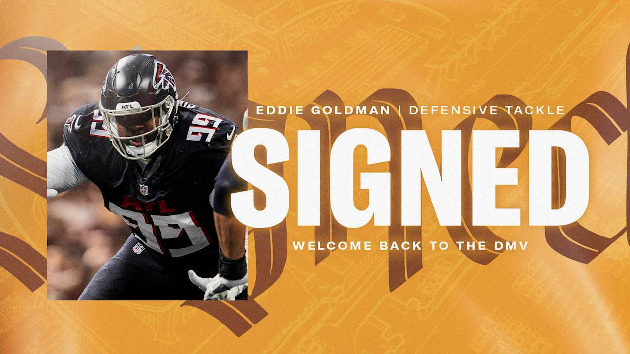 Commanders sign DT Eddie Goldman Commanders sign DT Eddie Goldman