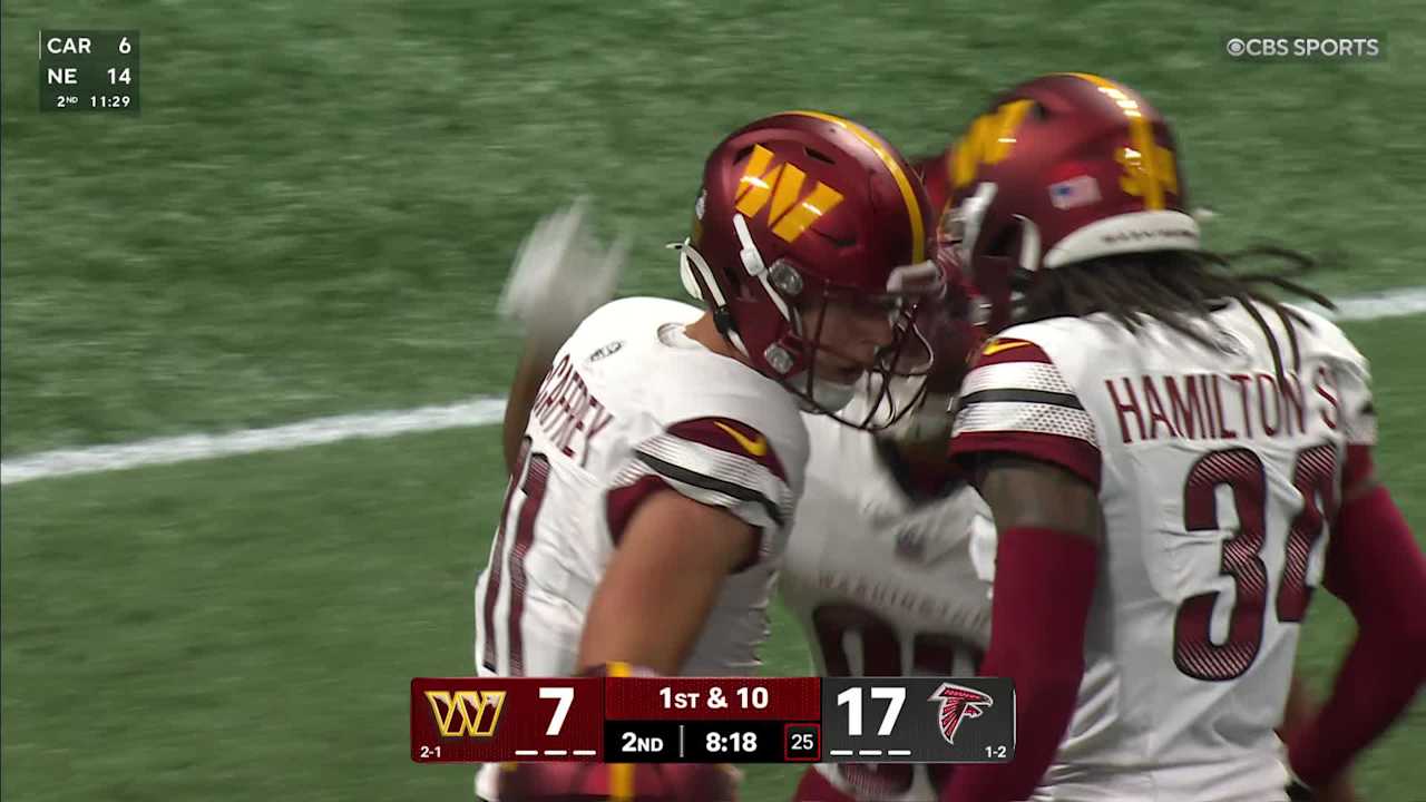 Luke McCaffrey's 58-yard kick return gets Commanders into Falcons ...
