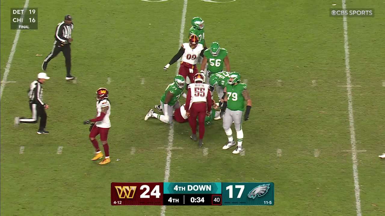 Commanders' top plays vs. Eagles Week 18