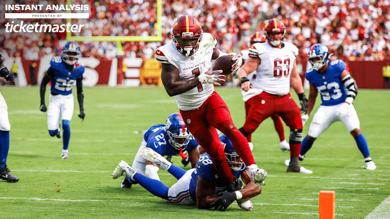 Instant Analysis | Commanders pull out early division win over Giants