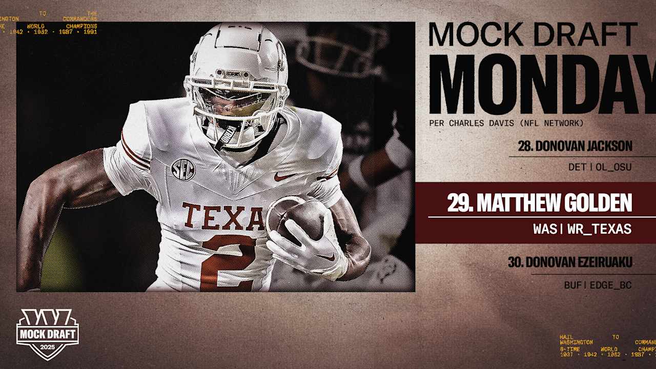 Mock Draft Monday | Charles Davis gives Commanders another explosive ...