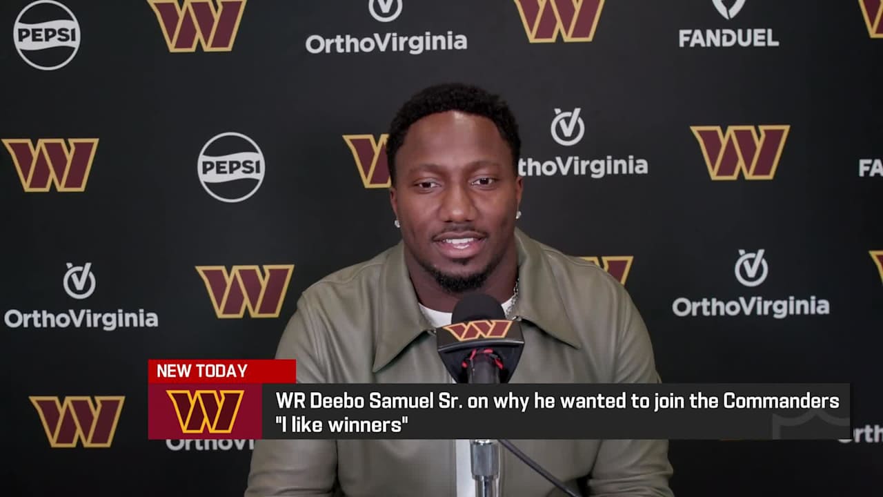Deebo Samuel Sr. on why he joined Commanders: 'I like winners'