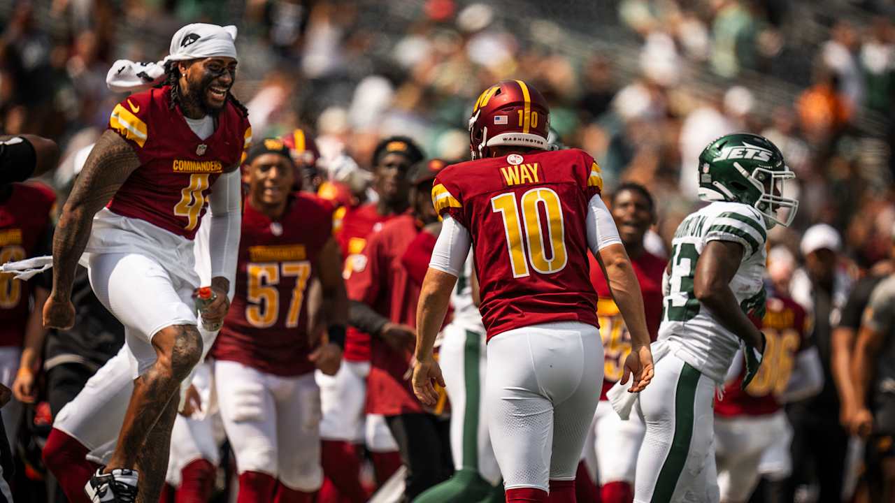 Practice notebook | Tress Way fired up teammates with ST tackle vs. Jets